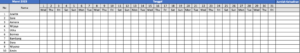 4 Contoh Template Absensi Karyawan Bulanan Excel Gratis! - KantorKu