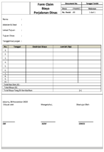 5 Contoh Form Reimbursement, Format Word hingga PDF [+ Gratis Template ...
