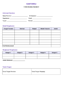 7 Contoh SOP Reimbursement, Boleh Langsung Copas! - KantorKu