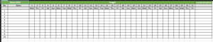 8 Contoh Absensi Kehadiran Rapat Manual & Excel [+Template] - KantorKu