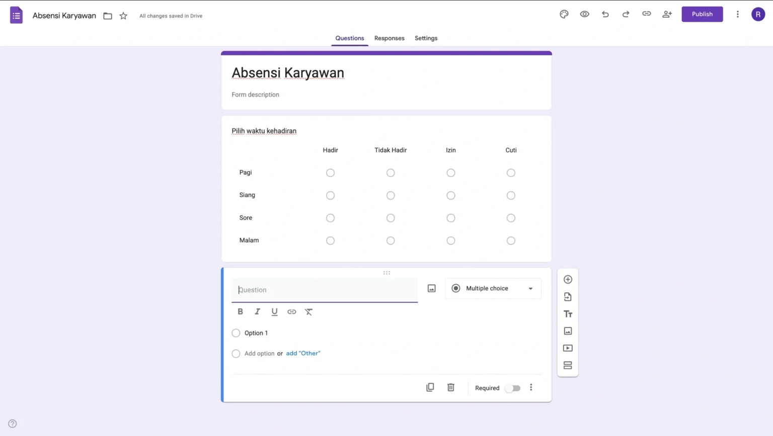 8 Contoh Absensi Kehadiran Rapat Manual & Excel [+Template] - KantorKu