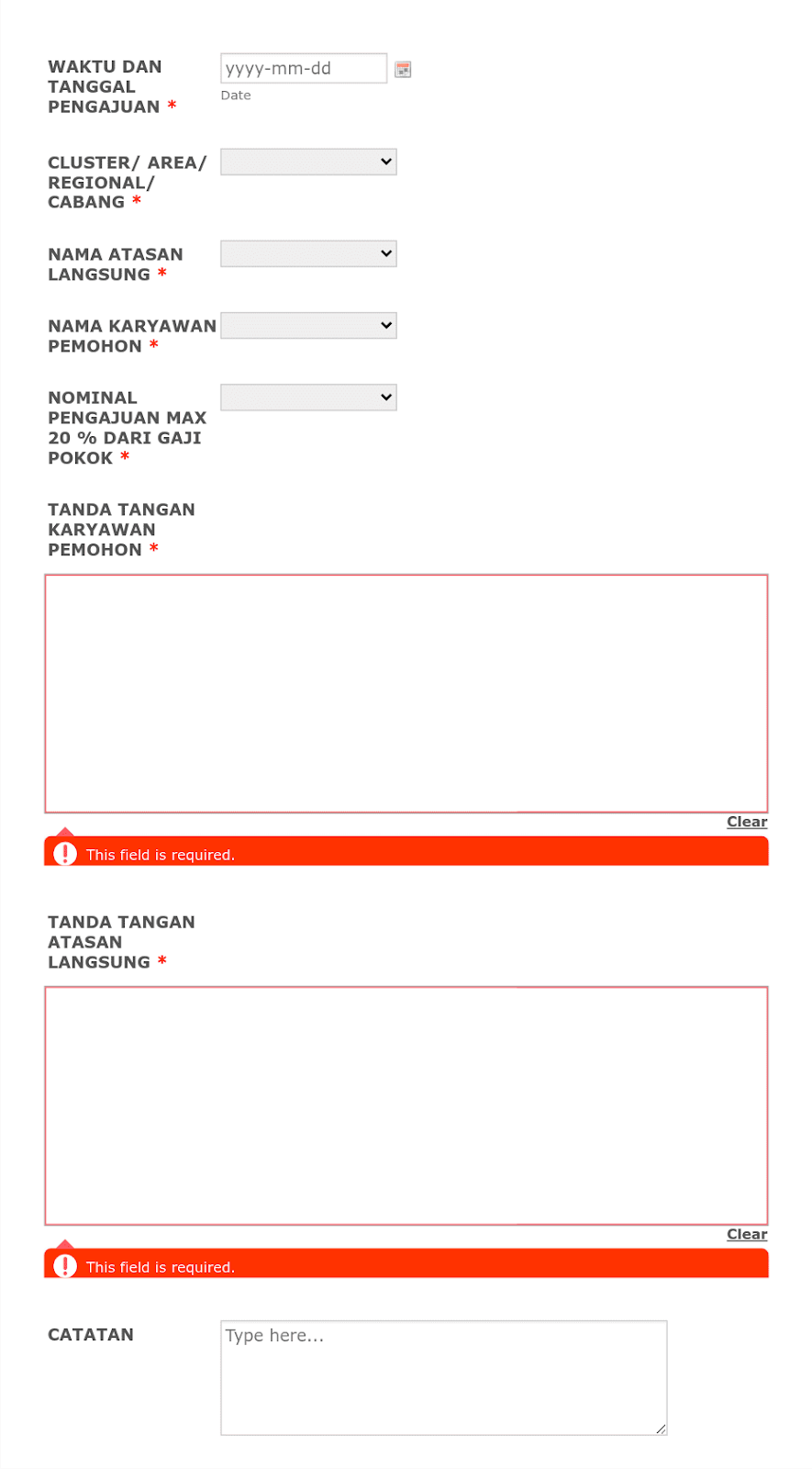 10 Contoh Formulir Kasbon Karyawan Siap Pakai (+Template Gratis) - KantorKu